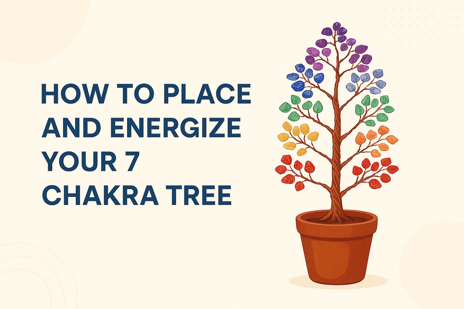 Where to Place a 7 Chakra Crystal Tree for Positive Energy Flow | Calminds